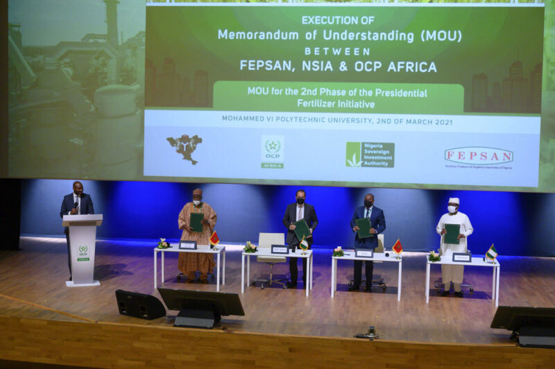 SIGNING OF FEPSAN-OCP-NSIA DAP SUPPLY AGREEMENT - 2ND MARCH, 2021 ...